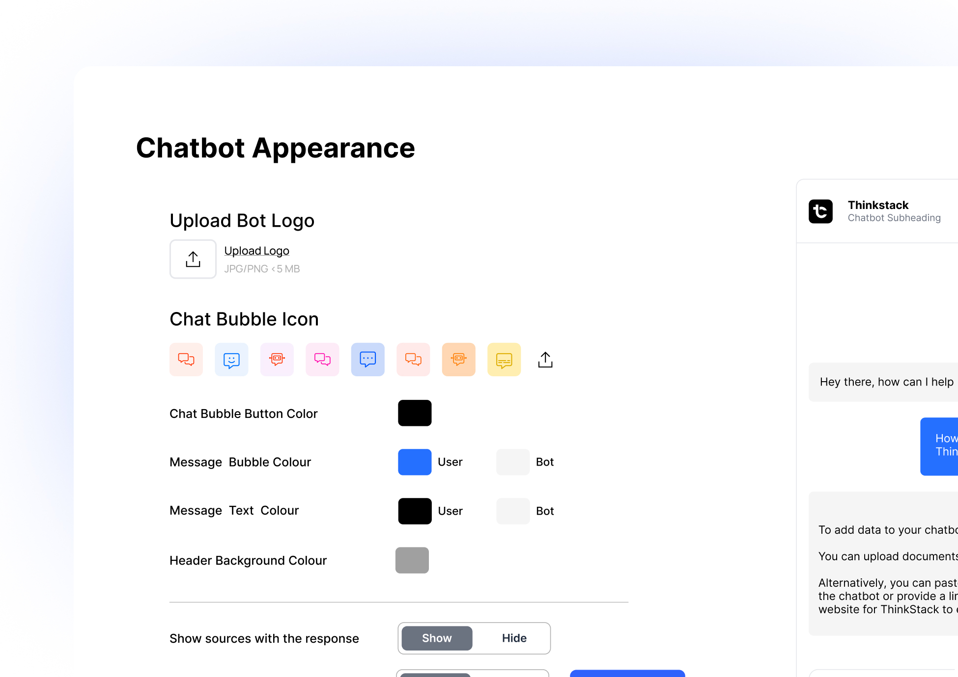 Thinkstack Free Ai Chatbot Maker Embed Chatbots Anywhere