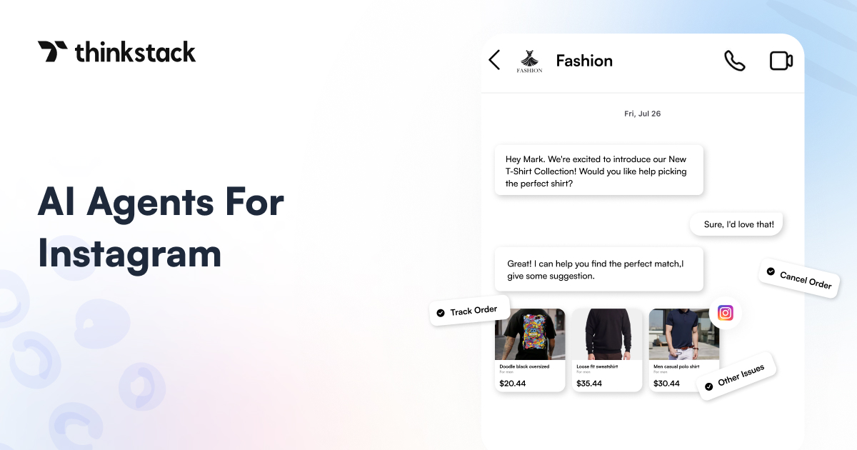 Engage Better & Sell More with Thinkstack Instagram AI Agents